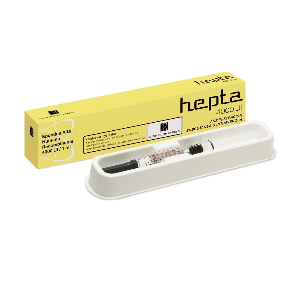 Hepta Recombinante 4000 UI x 1 Jeringa Prellenada Solucion Inyectable ...