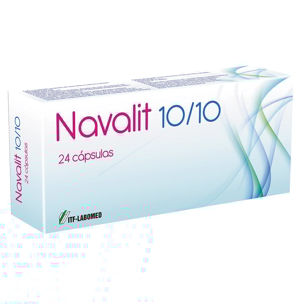 Navalit 10/10 X 24 Capsulas con Granulos con Recubrimiento Enterico ...
