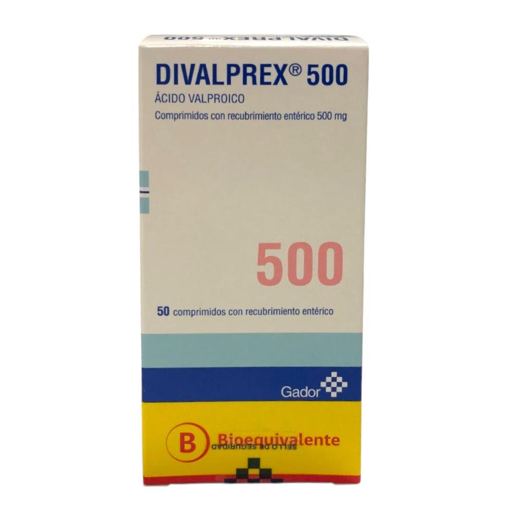 Divalprex 500 mg x 50 Comprimidos Recubiertos | Farmacias Ahumada