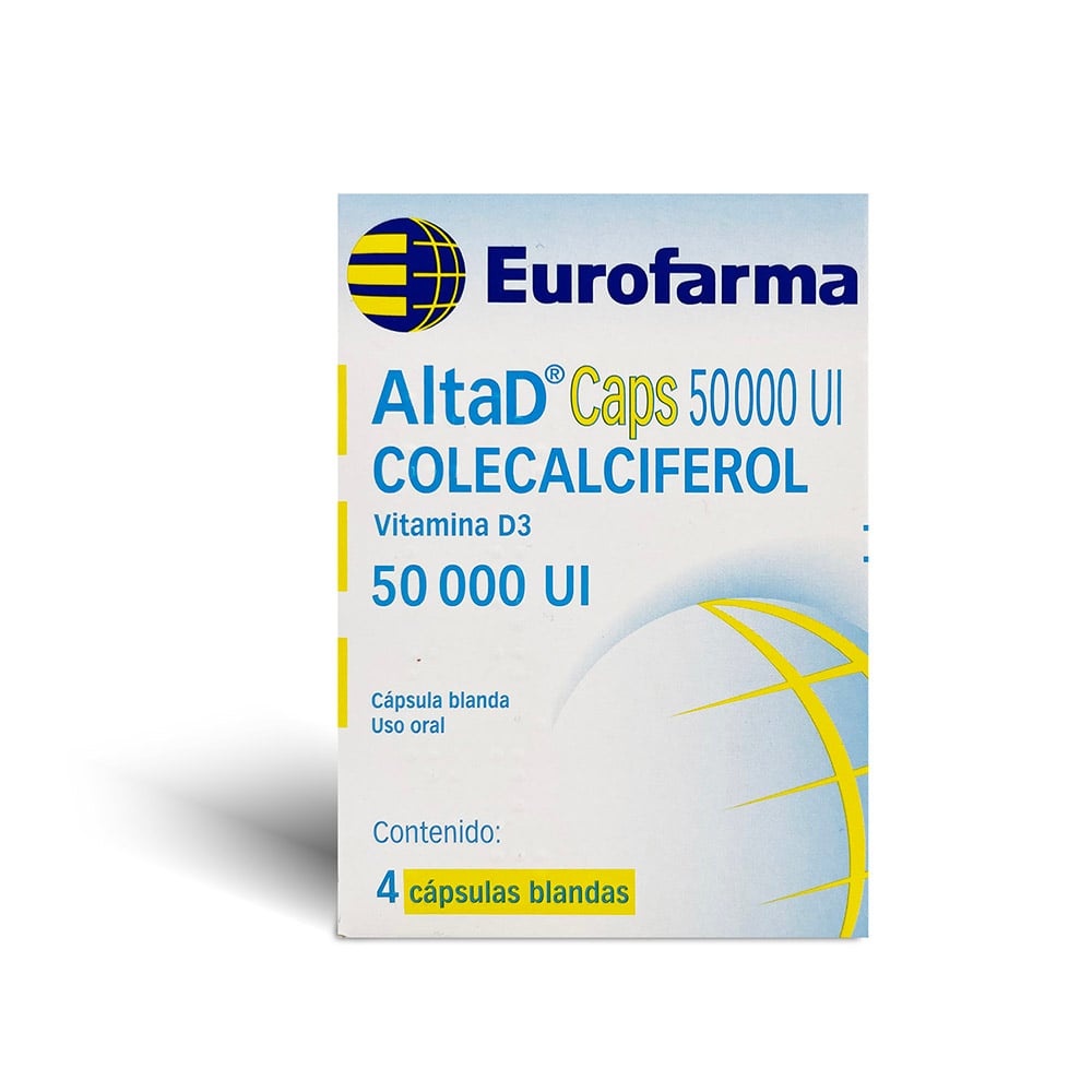 AltaD 50000 UI X 4 Cápsulas Blandas | Farmacias Ahumada