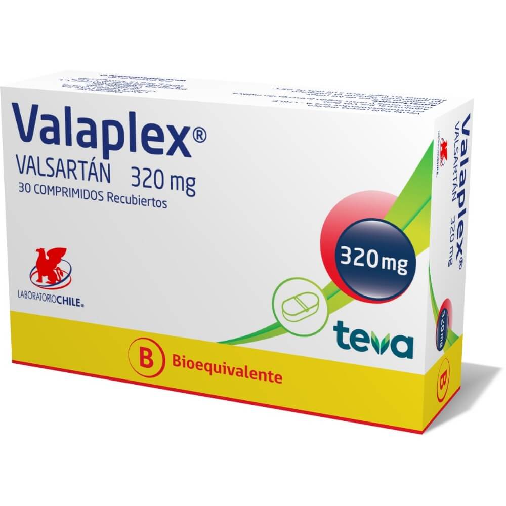 Valaplex 320 mg x 30 Comprimidos Recubiertos | Farmacias Ahumada