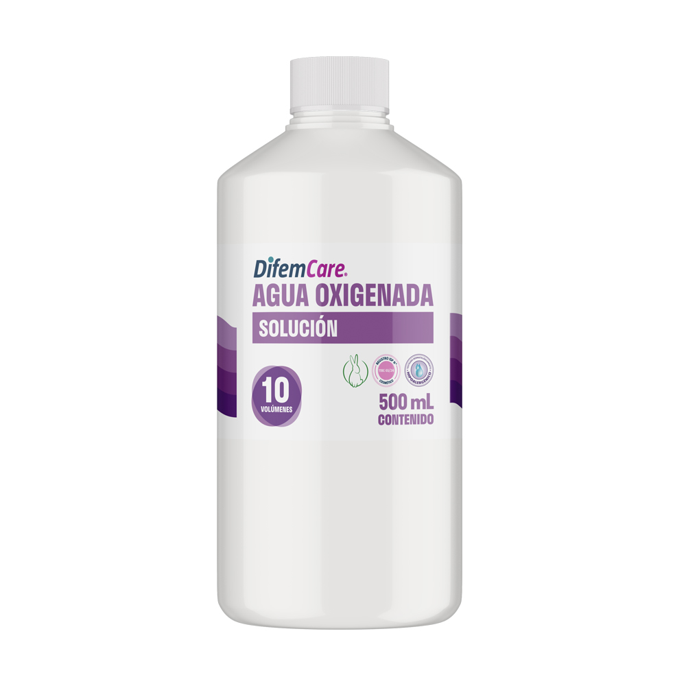 Agua Oxigenada Difem Care 10 Volúmenes 500 mL | Farmacias Ahumada