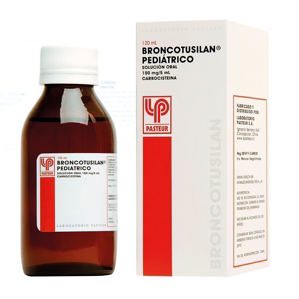 Broncotusilan Pediatrico 100 mg/5 mL x 120 mL Solución Oral | Farmacias ...