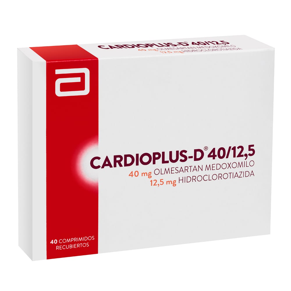 Cardioplus-D 40 mg/12.5 mg x 40 Comprimidos Recubiertos | Farmacias Ahumada