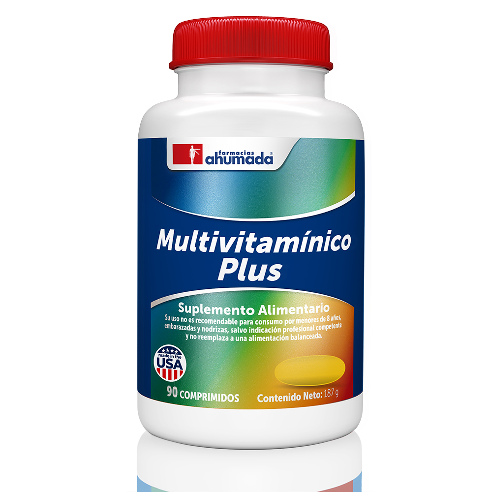 Multivitaminico Plus 90 Comprimidos | Farmacias Ahumada