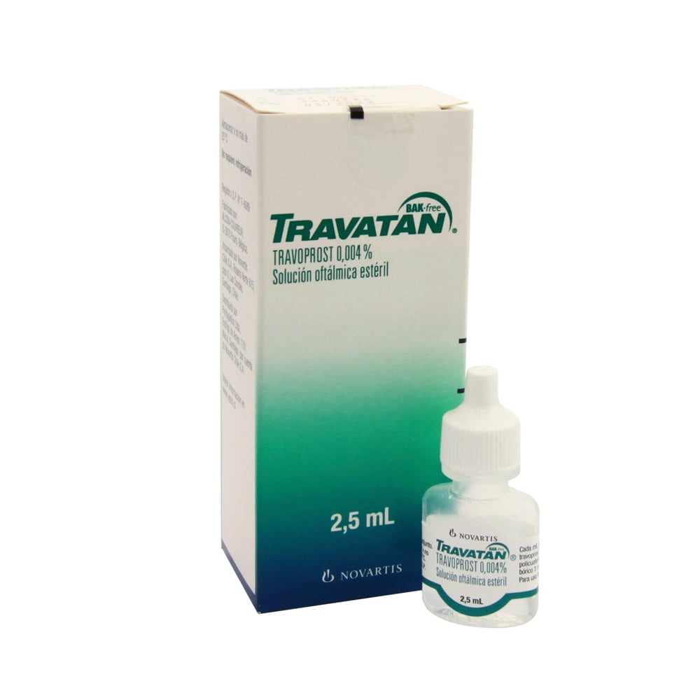 Travatan 0,004% x 2,5 mL | Solución oftálmica