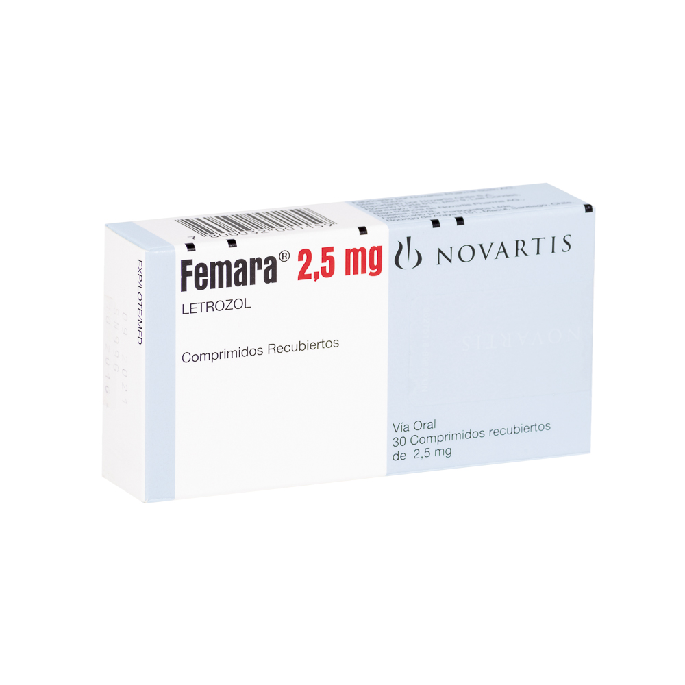 Femara 2.5 mg x 30 Comprimidos Recubiertos | Farmacias Ahumada