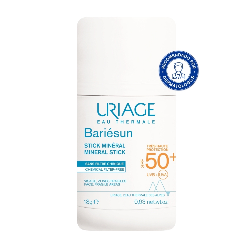Uriage Bariésun Stick Mineral FPS 50+ | Protector Solar Zonas Sensibles ...