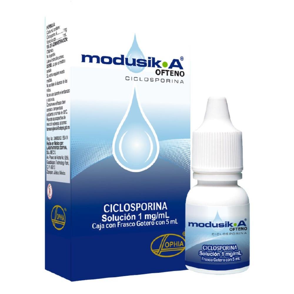 Modusik-A Ofteno 0.1 % x 5 ml Solución Oftálmica | Farmacias Ahumada