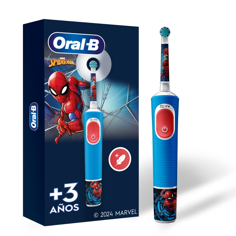Cepillo De Dientes Eléctrico Oral-B Recargable Infantil Marvel Spider ...