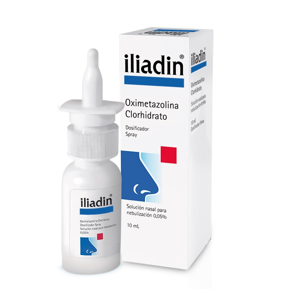 Iliadin 0,05 % x 10 mL Solución Para Nebulizacion Nasal | Farmacias Ahumada