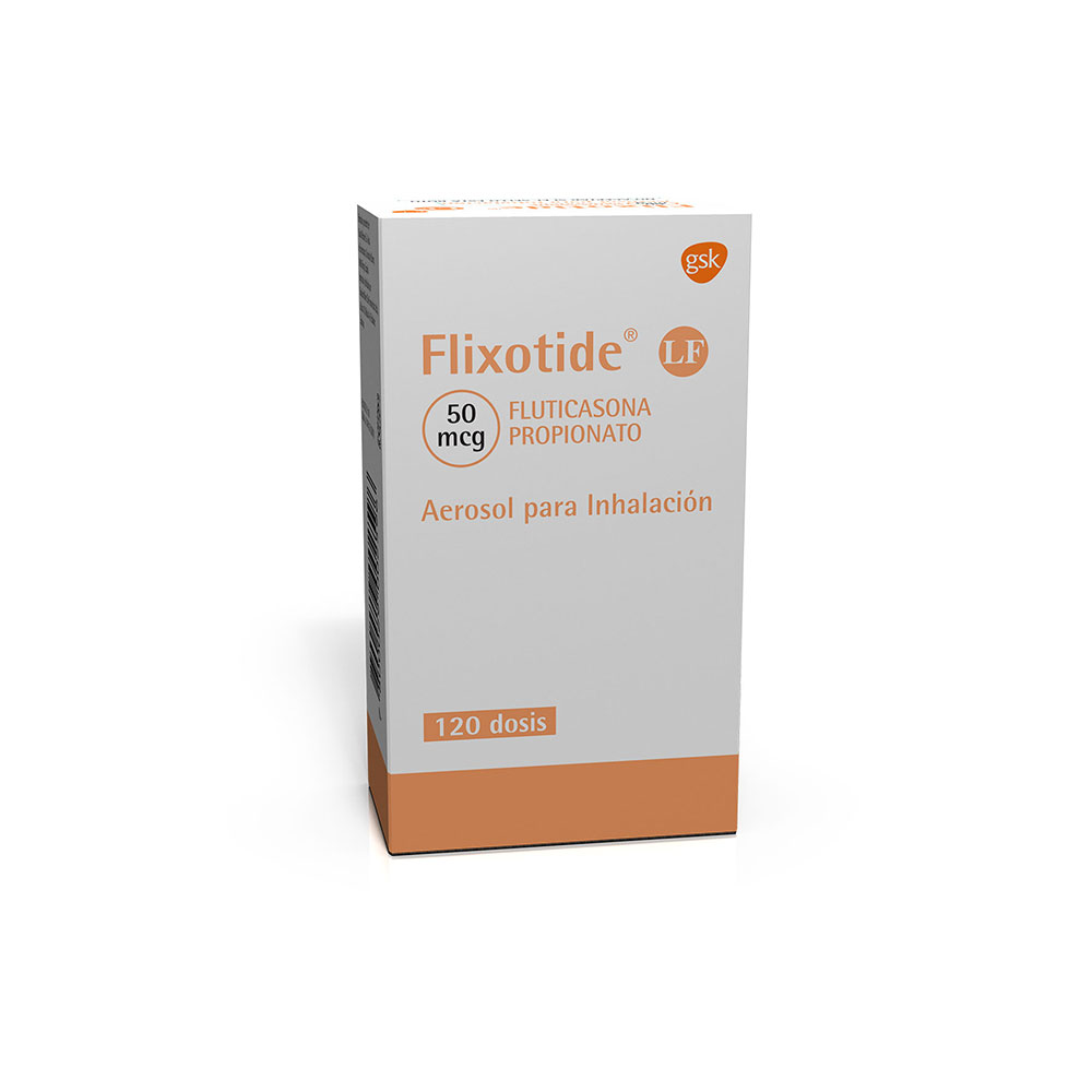 Flixotide LF 50 mcg/Dosis x 120 Dosis Aerosol Para Inhalacion ...