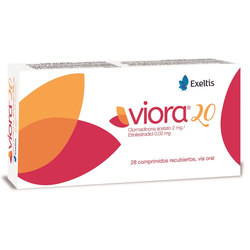Viora 20 x 28 Comprimidos Recubiertos | Farmacias Ahumada