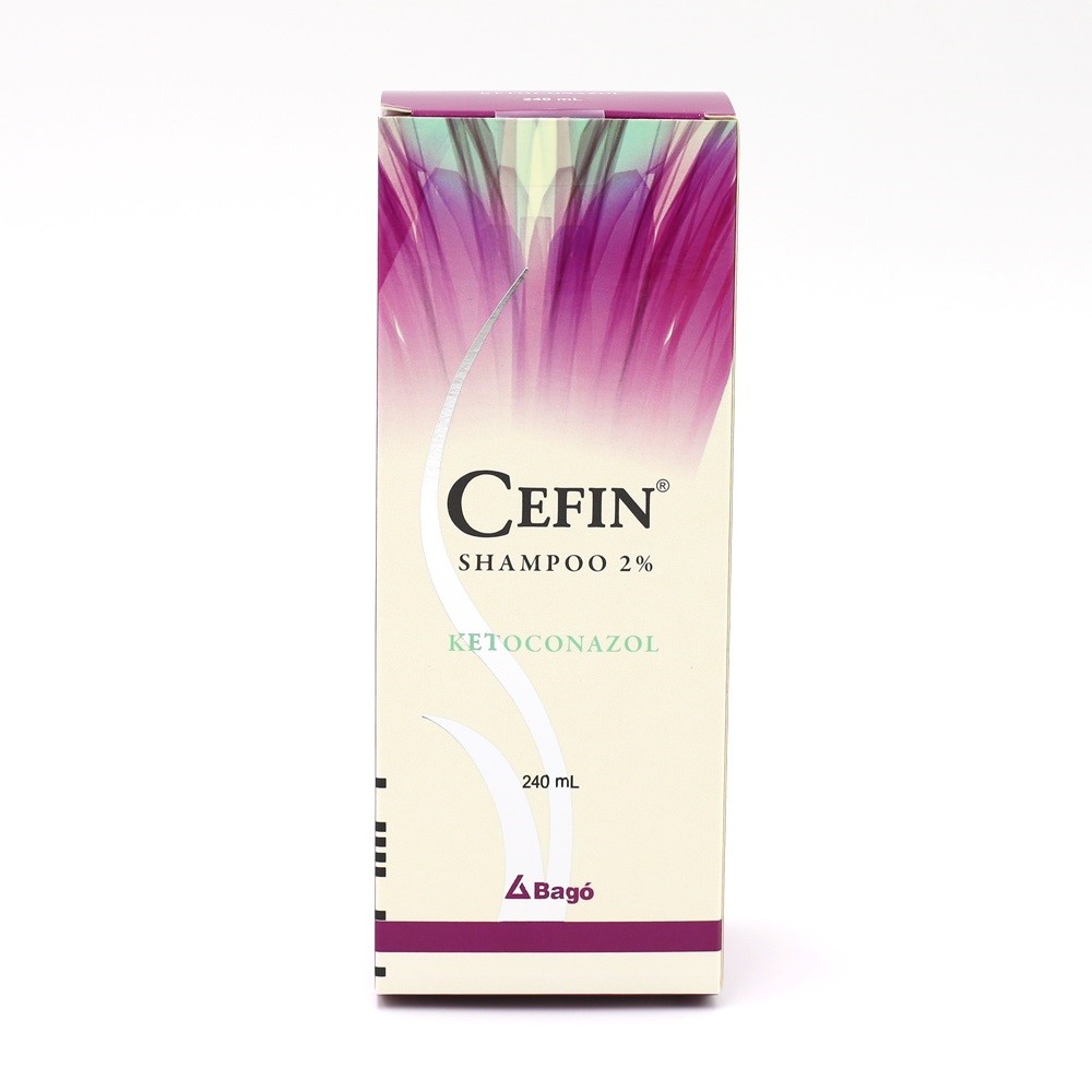 Cefin 2 % x 240 mL Shampoo | Farmacias Ahumada