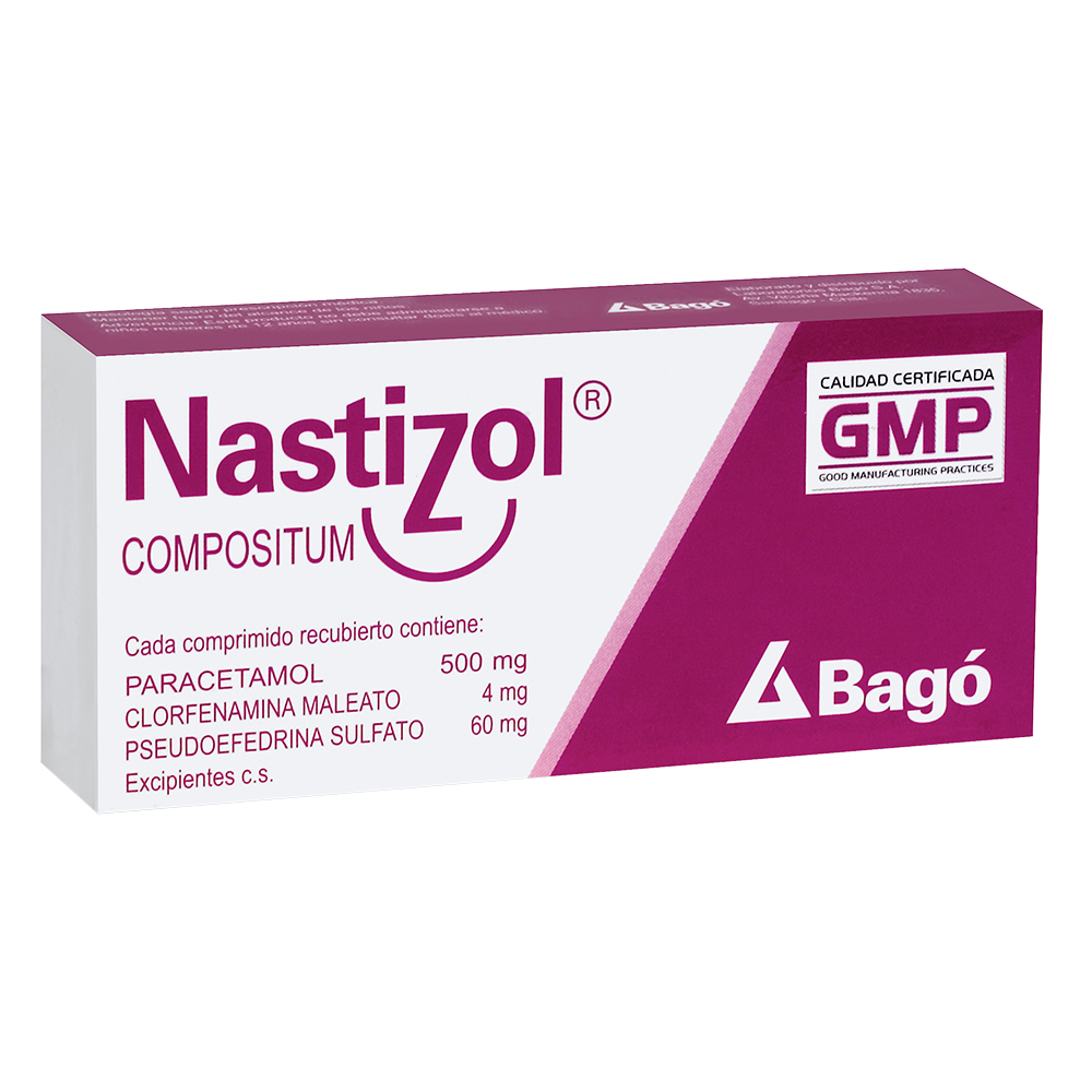 Nastizol Compositum 10 comprimidos recubiertos