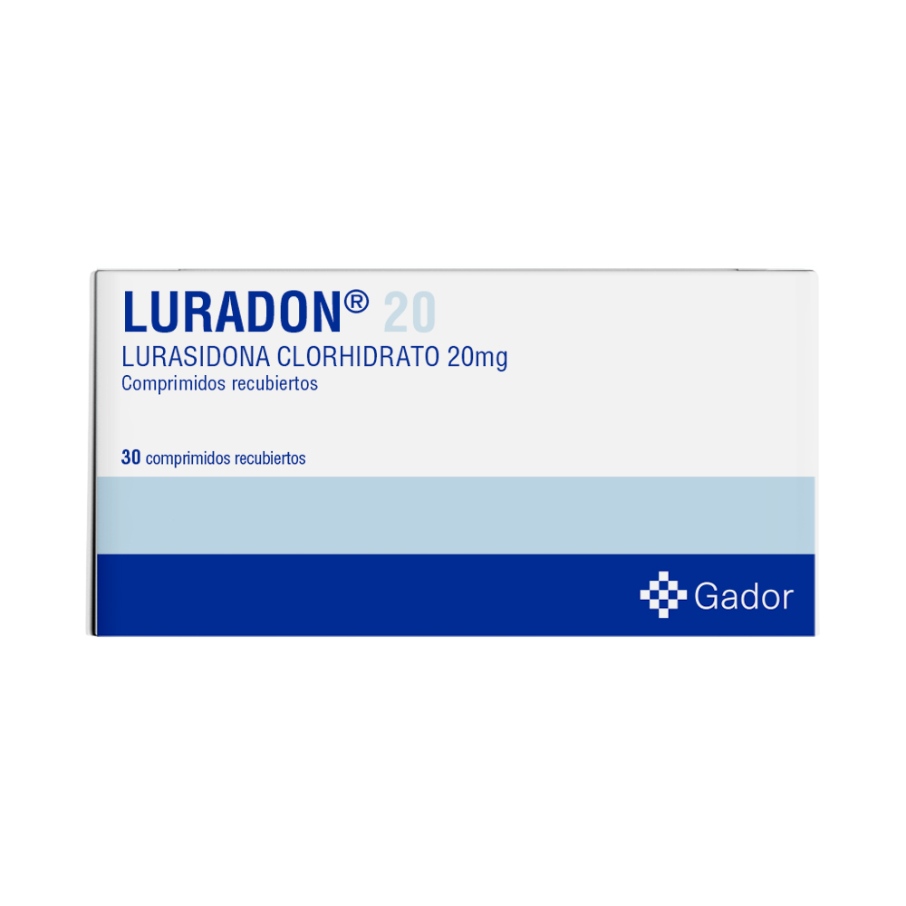 Luradon 20 mg 30 Comprimidos Recubiertos | Farmacias Ahumada