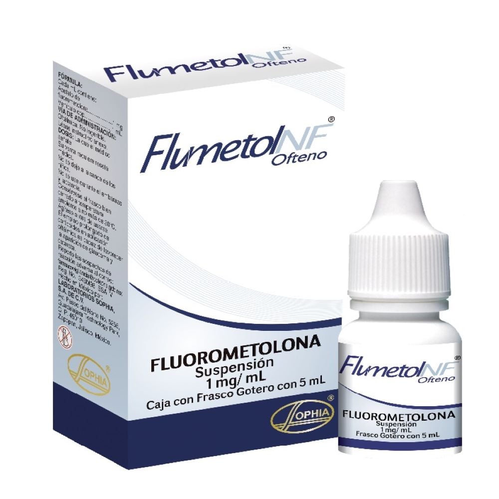 Flumetol NF Ofteno 0,1 % x 5 mL Suspensión Oftálmica | Farmacias Ahumada