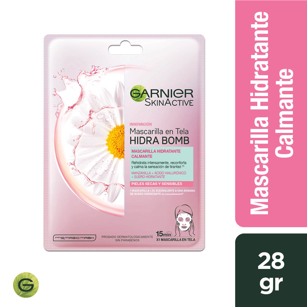Mascarilla Garnier H Bomb Manzanilla 28gr