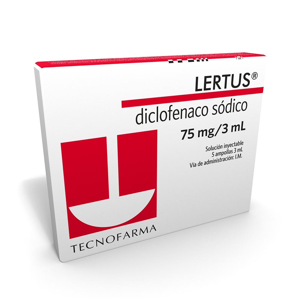 Lertus 75 mg/3 mL x 5 Ampollas Solución Inyectable | Farmacias Ahumada