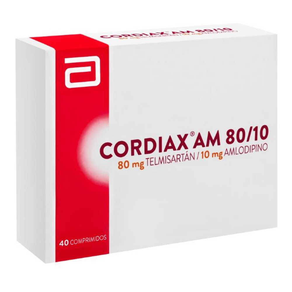 Cordiax AM 80 mg/10 mg x 40 Comprimidos | Farmacias Ahumada