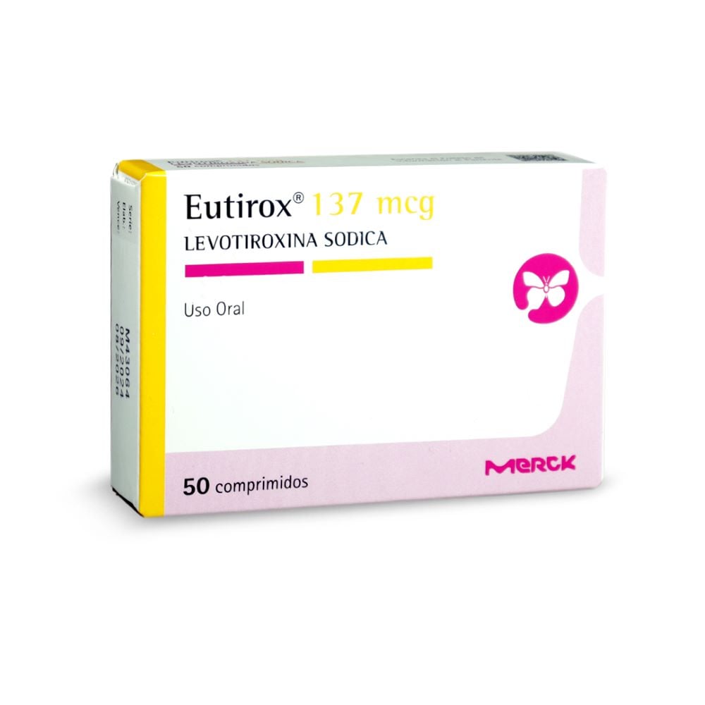 Eutirox 137 mcg x 50 Comprimidos | Farmacias Ahumada