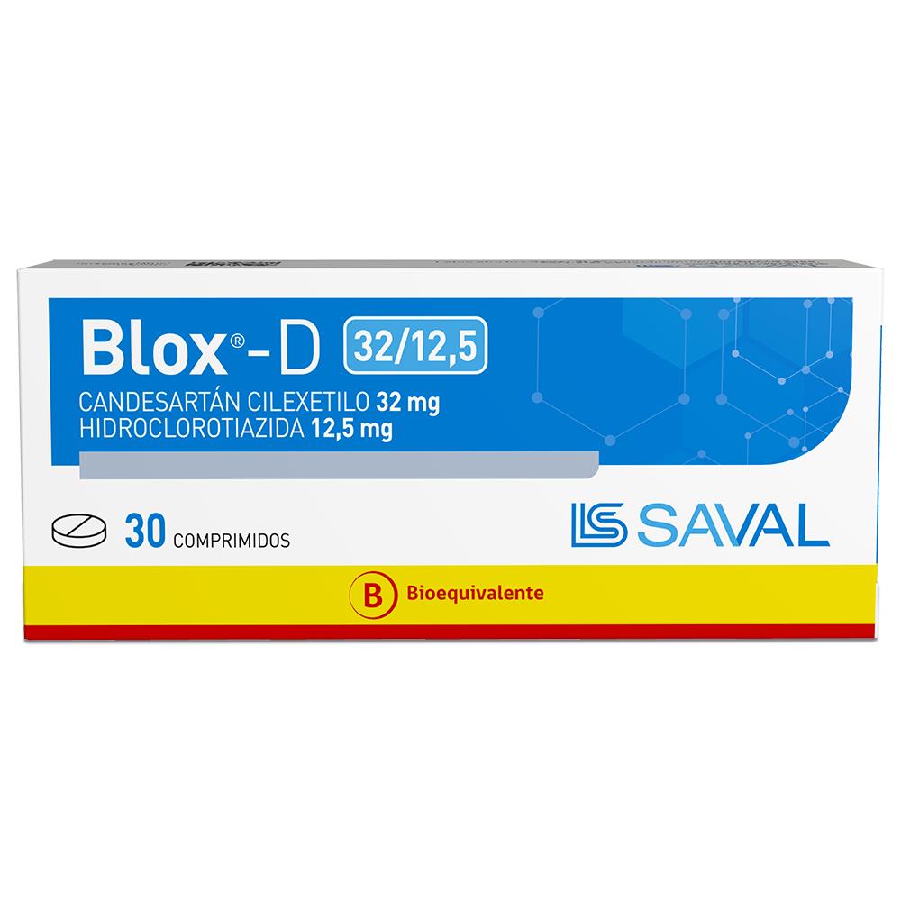 Blox-D 32 mg/12,5 mg x 30 Comprimidos | Farmacias Ahumada