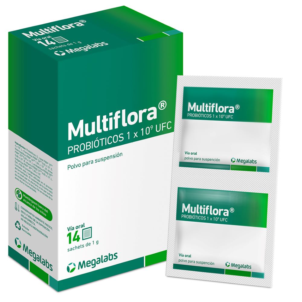 Multiflora x 14 Sachets Polvo Para Suspensión Oral | Farmacias Ahumada