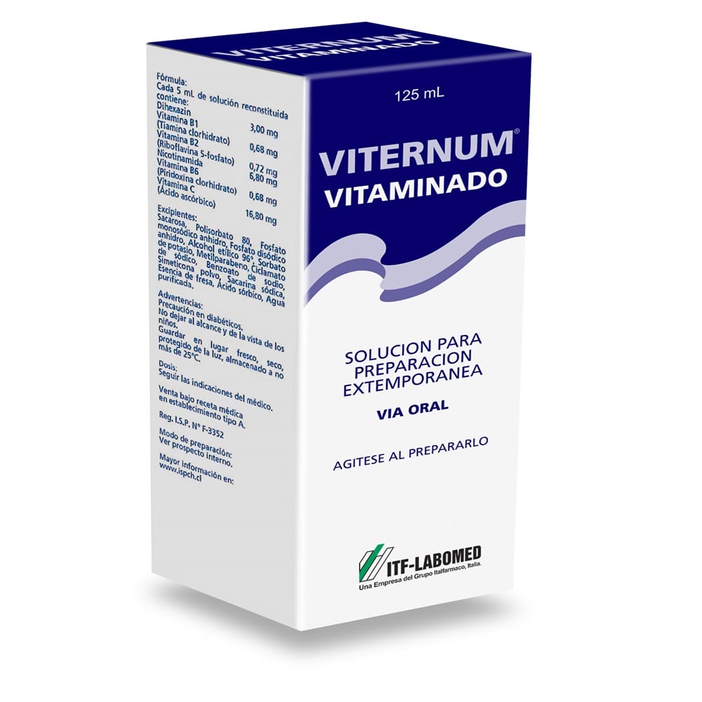 Viternum Vitaminado x 125 mL Solucion Para Preparacion Extemporanea ...