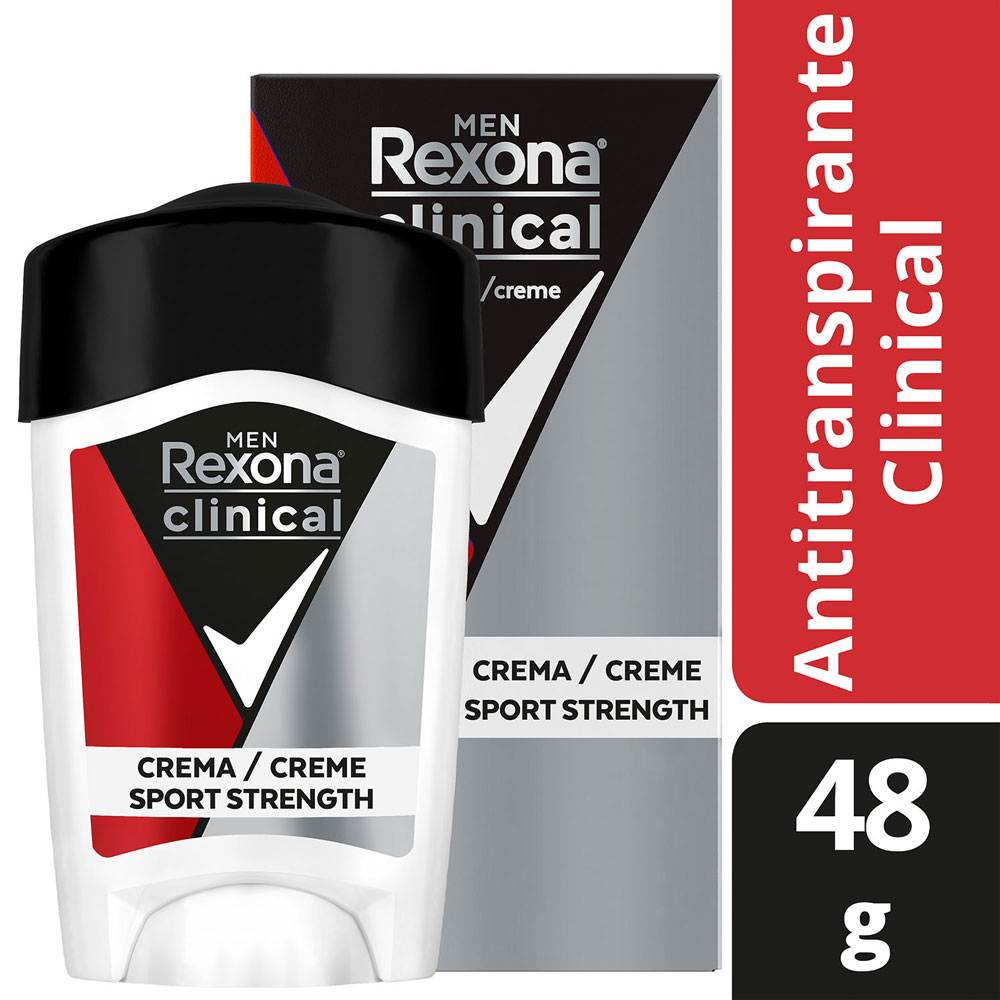 Rexona Men Clinical Desodorante Sport x 48 g | Farmacias Ahumada