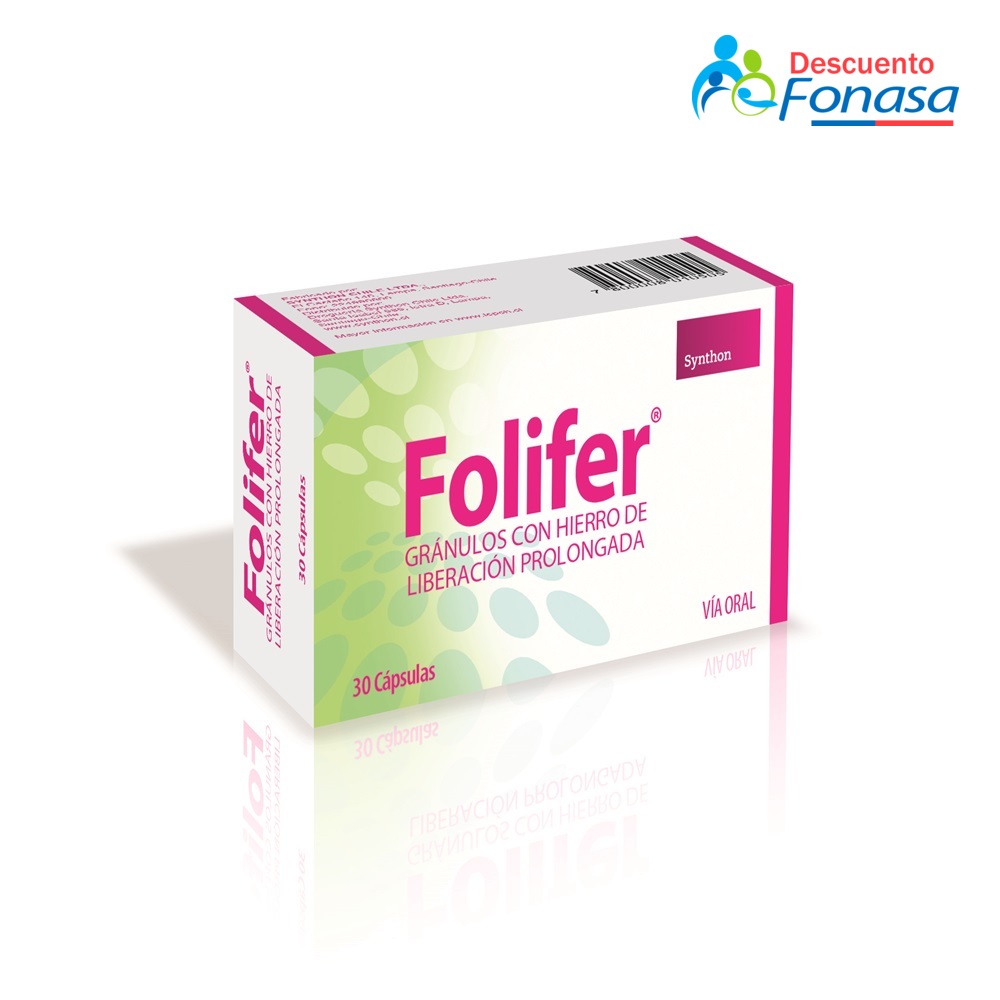 Folifer x 30 Cápsulas con Gránulos de Liberación Prolongada | Farmacias ...