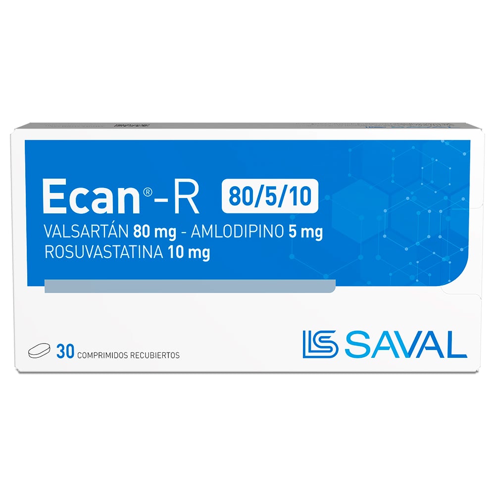 Ecan-R 80/5/10 30 Comprimidos Recubiertos | Farmacias Ahumada