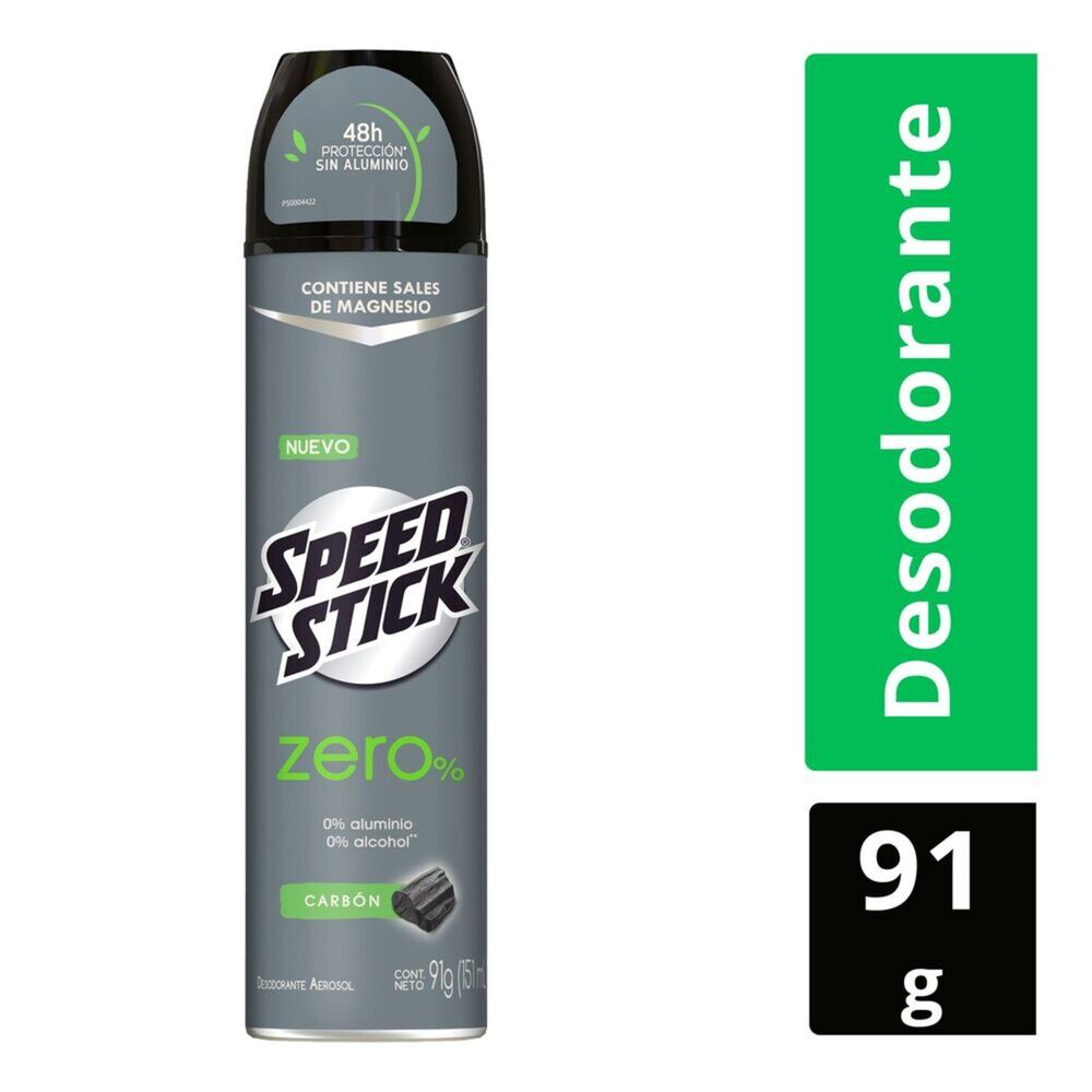 DES. SPEED STICK NATURALS CHARCOAL 91GR | Farmacias Ahumada