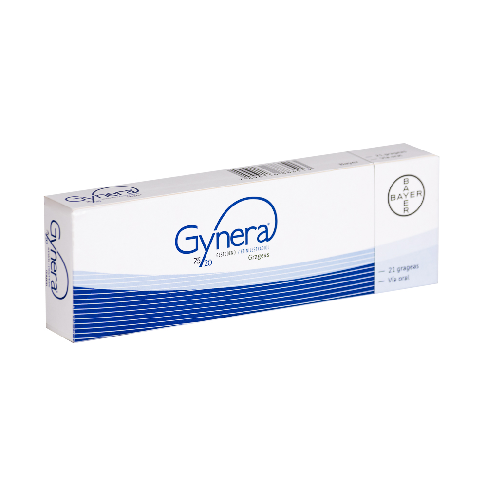 Gynera 75 mcg/20 mcg x 21 Grageas | Farmacias Ahumada
