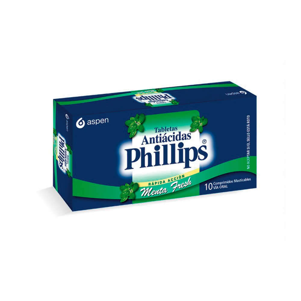 Tabletas Phillips x 10 Masticables