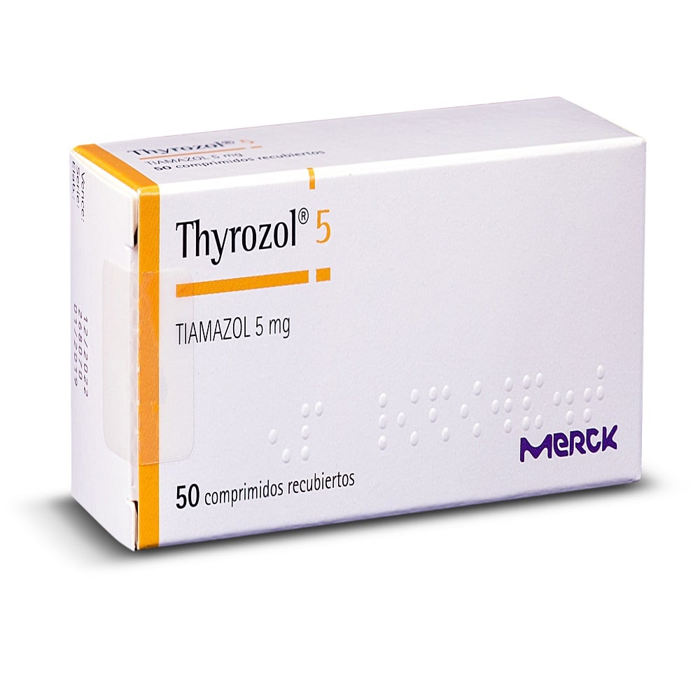 Thyrozol 5 mg x 50 Comprimidos Recubiertos | Farmacias Ahumada