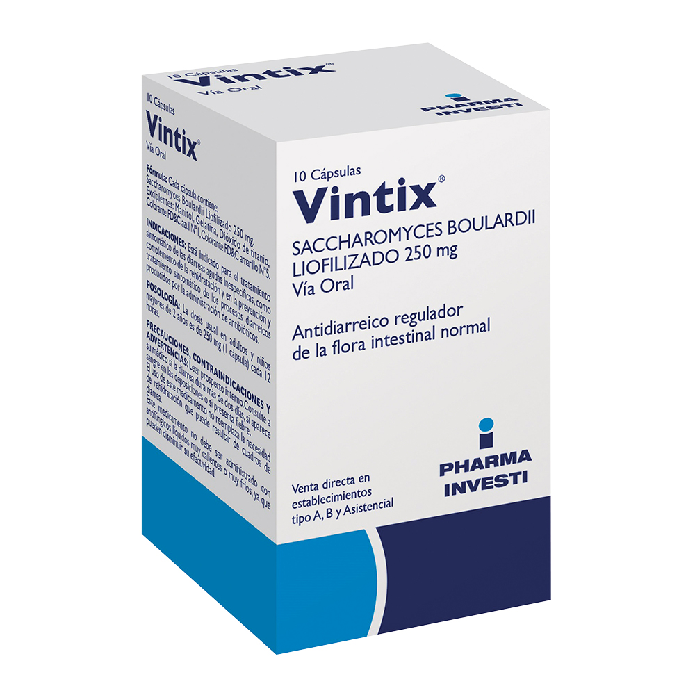 Vintix 250 mg - Cápsulas para tratamiento efectivo