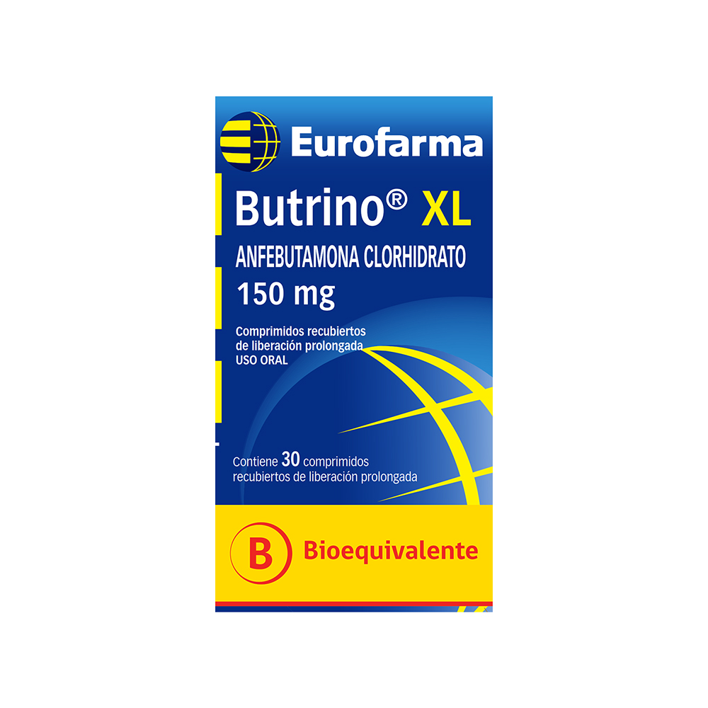 Butrino 150 mg 30 Comprimidos Recubiertos de Liberación Prolongada ...