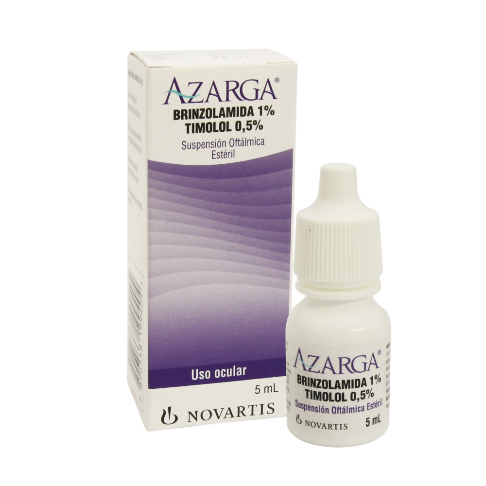 Azarga x 5 mL Suspensión Oftálmica | Farmacias Ahumada