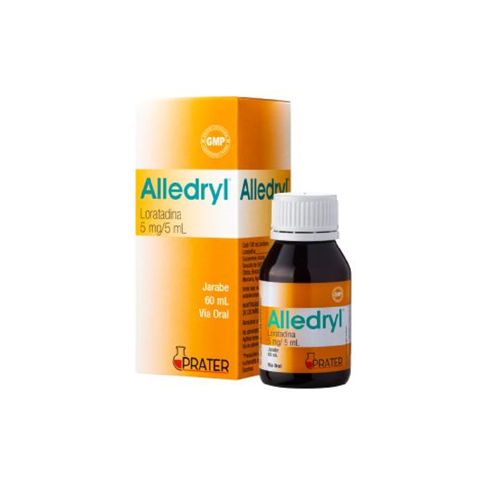 Alledryl 5 mg/ 5 mL x 60 mL Jarabe | Farmacias Ahumada