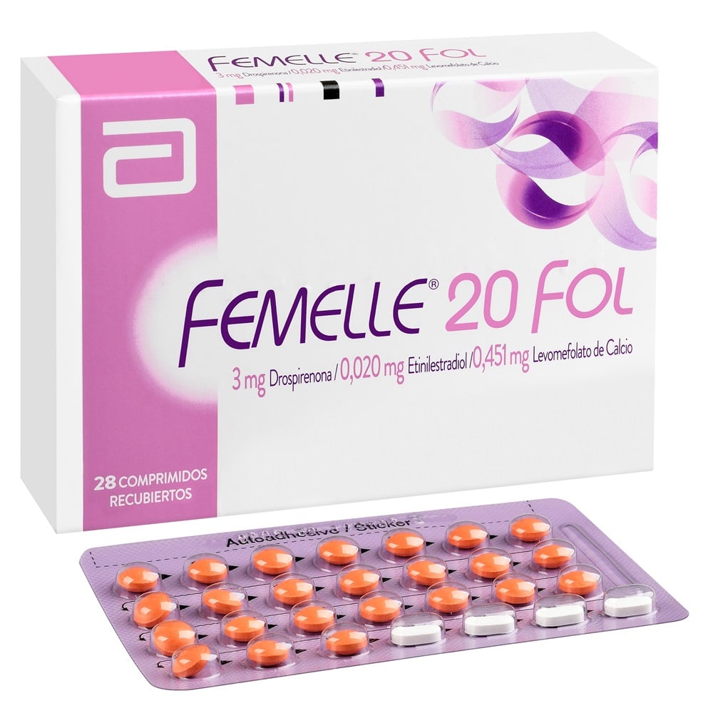 Femelle 20 Fol x 28 Comprimidos Recubiertos | Farmacias Ahumada