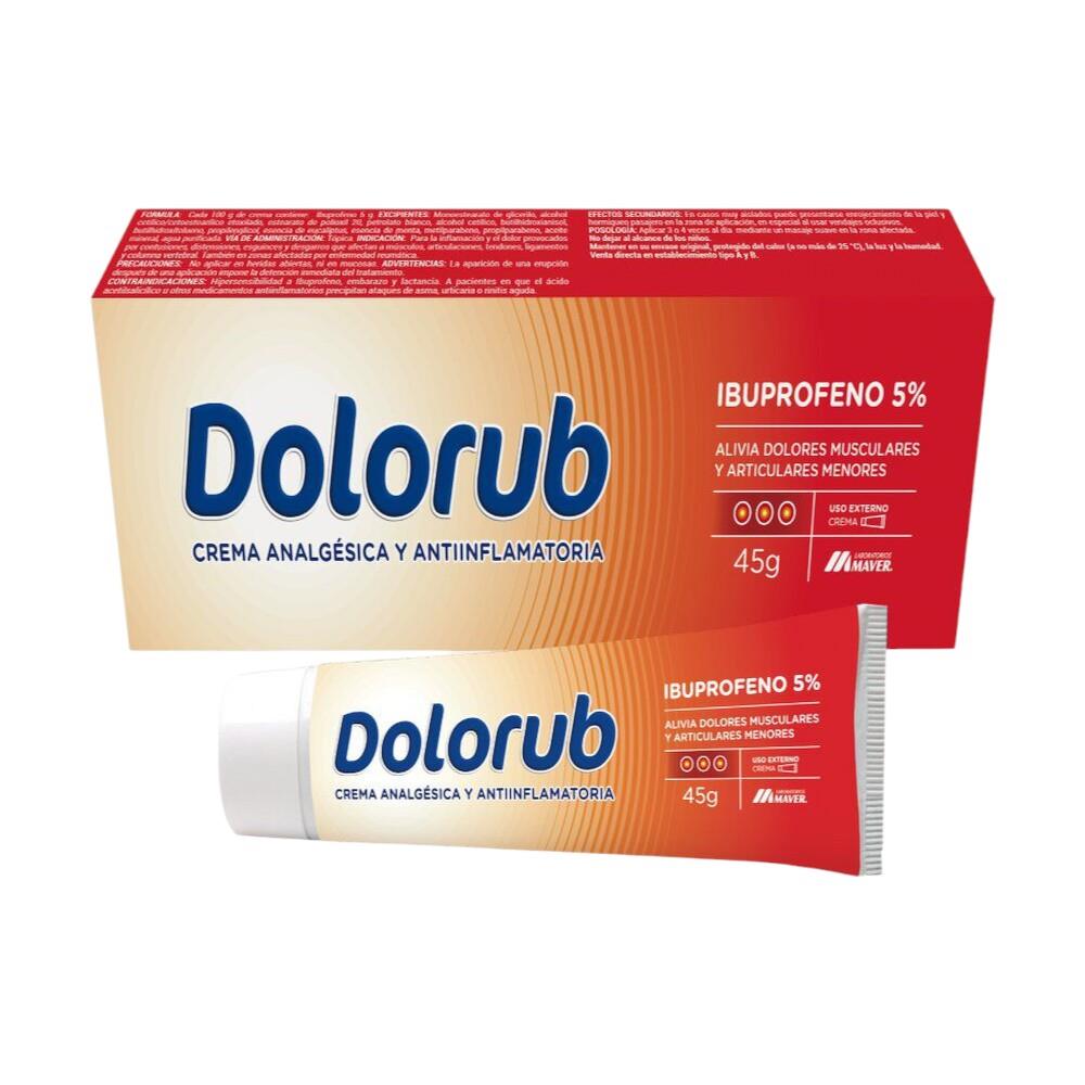 Dolorub 5 % x 45 g Crema Topica | Farmacias Ahumada