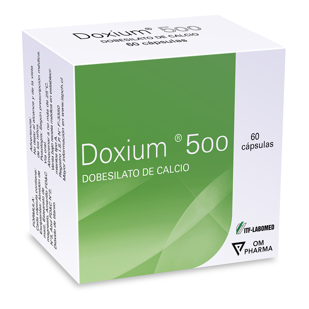 Doxium 500 mg x 60 Cápsulas | Farmacias Ahumada