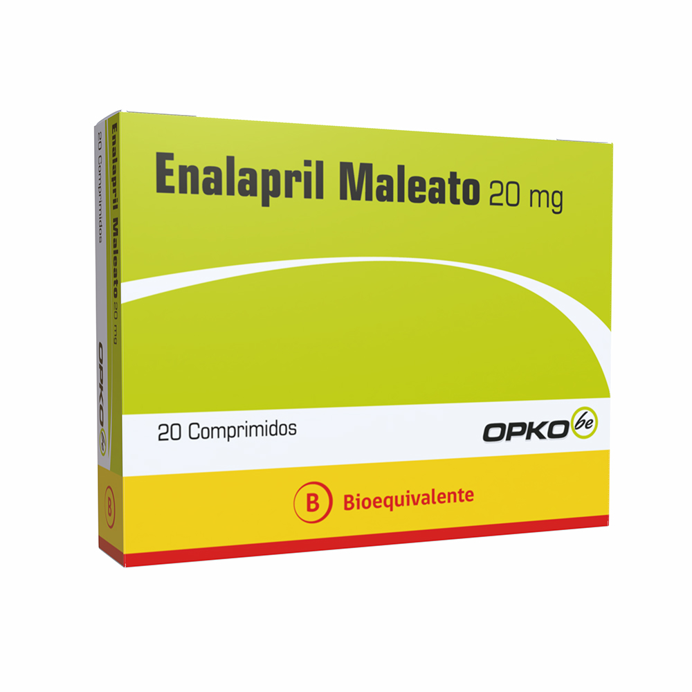 Enalapril 20 Mg Caja 20 Comprimidos | Farmacias Ahumada