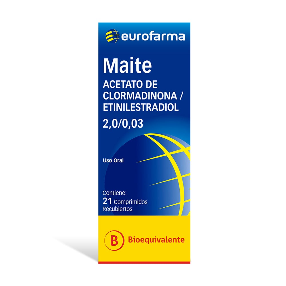 Maite 2/0,03 X 21 Comprimidos Recubiertos | Farmacias Ahumada