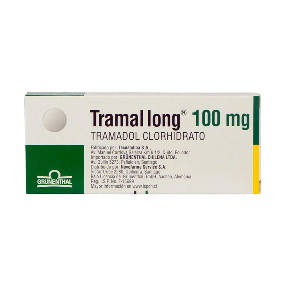 Tramal Long 100 mg x 10 Comprimidos Recubiertos de Liberación ...