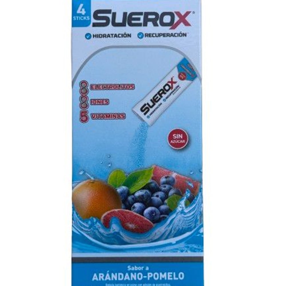 Sticks Sabor Arándano-Pomelo Sin Azúcar (4 sticks) | Farmacias Ahumada