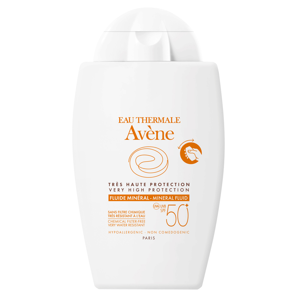 Protector Solar Avene Fluido Mineral FPS 50+ 40 mL | Farmacias Ahumada