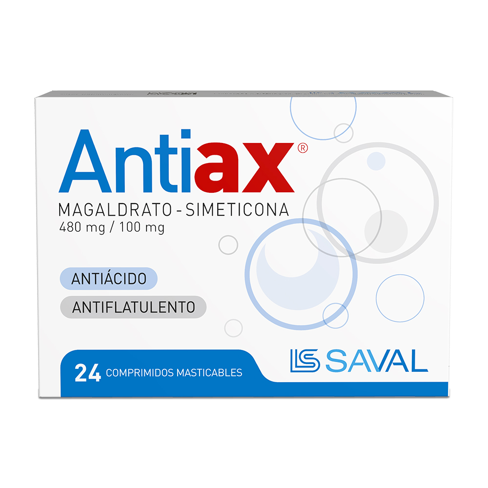 Antiax x 24 Comprimidos Masticables | Farmacias Ahumada