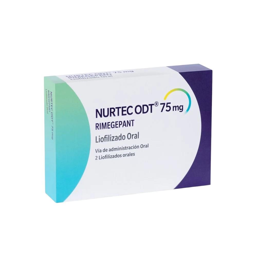 Nurtec ODT 75 mg Liofilizado Oral x 2 Sobres | Farmacias Ahumada