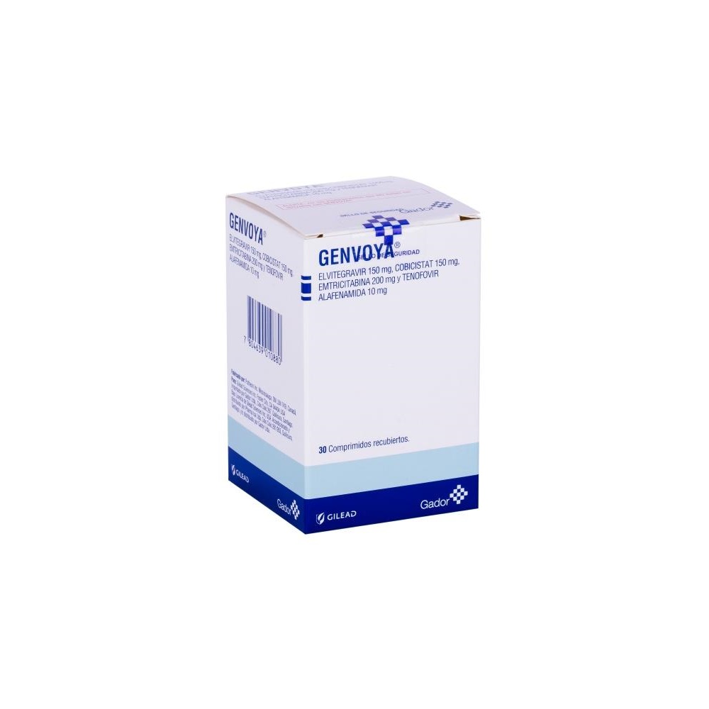 Genvoya x 30 Comprimidos Recubiertos | Farmacias Ahumada